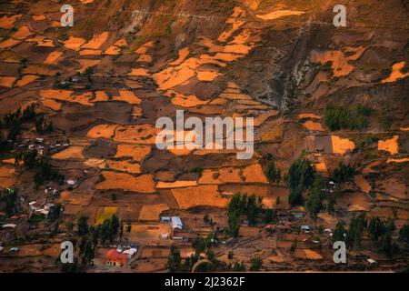 Chavin Temple tour Cordillera Blanca, Peru Stock Photo - Alamy