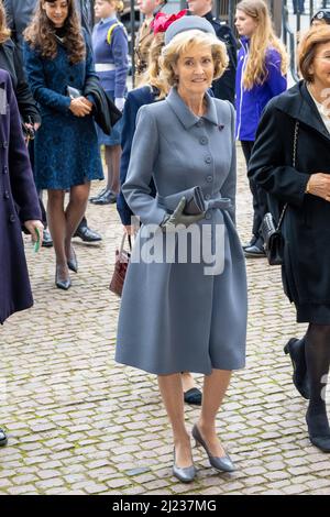 Penelope Knatchbull, Countess Mountbatten of Burma, at the State ...