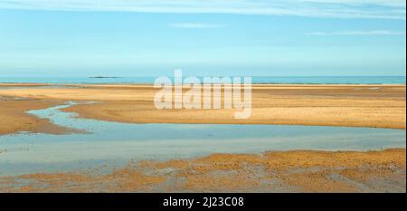The Sands of Traeth Lligwy Beach on the Isle of Anglesey Coastal Path ...