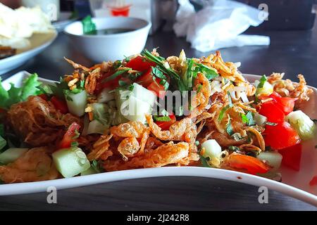 Tahu Telor, Fried Egg Tofu, Traditional food of Indonesia, Bandung ...