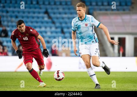 Kristoffer Ajer of Norway seen in action during FIFA World Cup 2026 ...