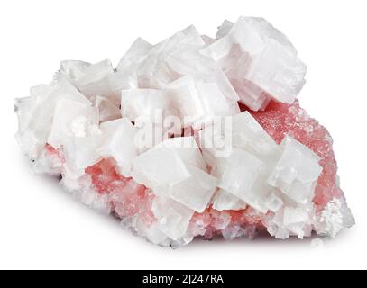 Sodium chloride (rock salt, halite, table salt), crystal structure ...