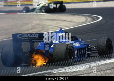 Jacques Laffite (FRA) Ligier JS25 Renault Stock Photo - Alamy