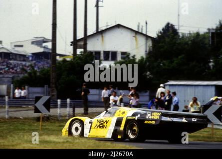 Klaus Ludwig, Paolo Barilla and John Winter Porsche 956, the race ...