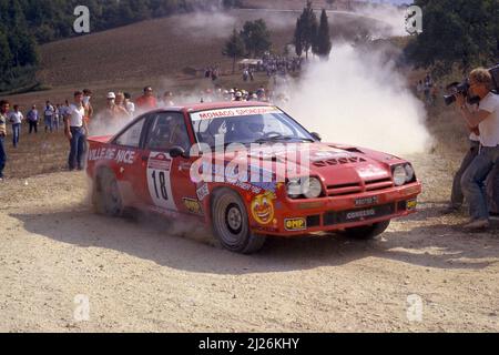 Auguste Tchine Turiani (MC) Pierre Gandolfo (FRA) Opel Manta 400 GrB ...