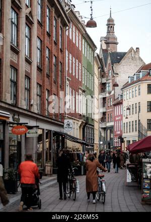 Pictures of daily life in Copenhagen, the capital city of Denmark Stock ...