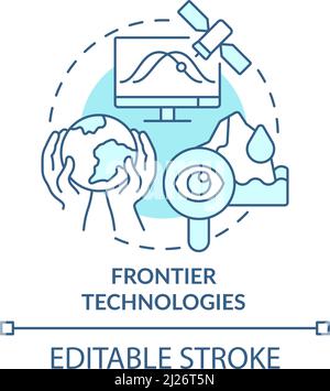 Climate change turquoise concept icon Stock Vector Image & Art - Alamy