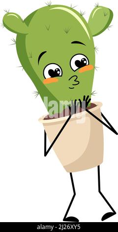 A cactus in the pot Stock Vector Image & Art - Alamy