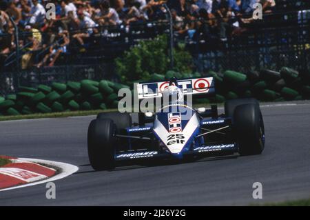 Rene'Arnoux (FRA) Ligier JS27 Renault Stock Photo - Alamy