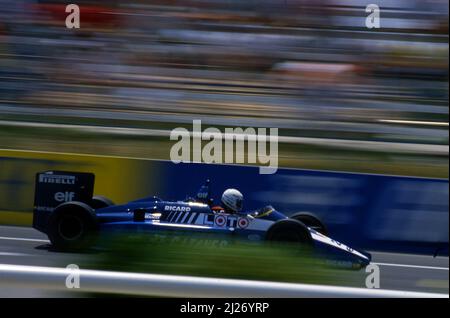 Rene'Arnoux (FRA) Ligier JS27 Renault Stock Photo - Alamy
