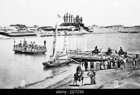 El Qantara, Egypt, Victorian period Stock Photo - Alamy