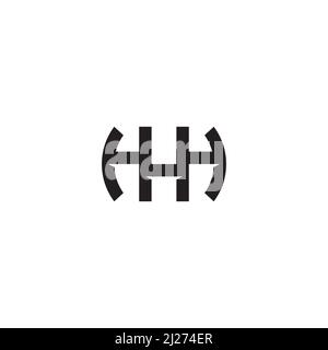 HHH letter logo design in six style. HHH polygon, circle, triangle ...