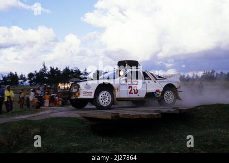 Greg Criticos (EAK) Marzio Kravos (EAK) Lancia Rally 037 GrB Lancia ...