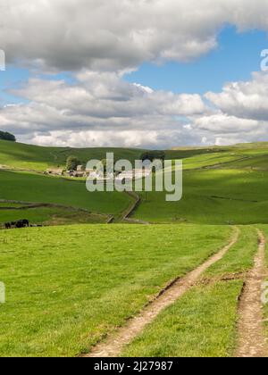 Bordley House Farm in The Yorkshire dales Stock Photo - Alamy