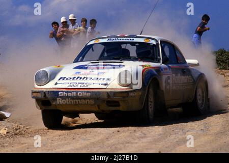 Saeed Al Hajri (QAT) John Spiller (GBR) Porsche 911 SC RS GrB Rothmans ...