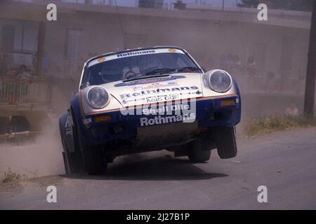 Saeed Al Hajri (QAT) John Spiller (GBR) Porsche 911 SC RS GrB Rothmans ...