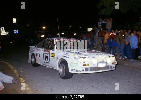 Tchine August Turiani (MC) Gilles Thimonier (FRA) Opel Manta 400 GrB ...