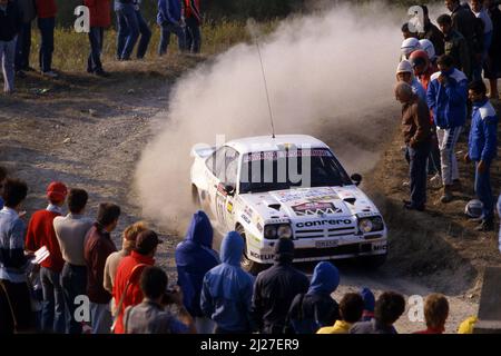 Tchine August Turiani (MC) Gilles Thimonier (FRA) Opel Manta 400 GrB ...