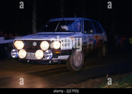 Kenneth Eriksson (SWE) Peter Diekmann (GER) Volkswagen Golf Gti 16v GrA ...