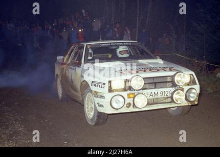 Lars Erik Torph (SWE) Bo Thorszelius (SWE) Toyota Celica TCT GrB Toyota ...