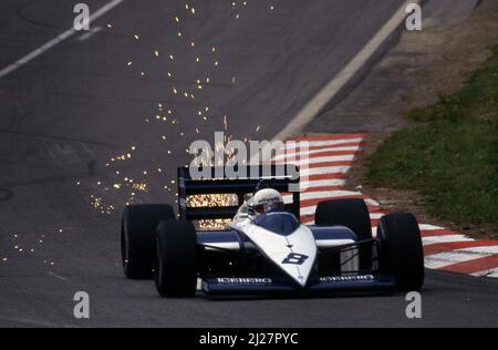 Andrea de Cesaris (ITA) Brabham BT56 Bmw 3rd position Stock Photo - Alamy
