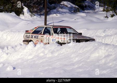 Auguste Tchine Turiani (MC) Gilles Thimonier (FRA) Audi Coupe'Quattro ...