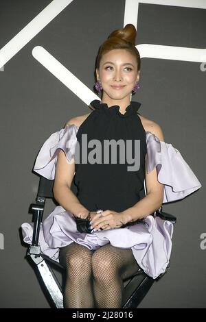 KPOP Singer LUNA attends "KPOP" A New Broadway Musical Press Conference ...