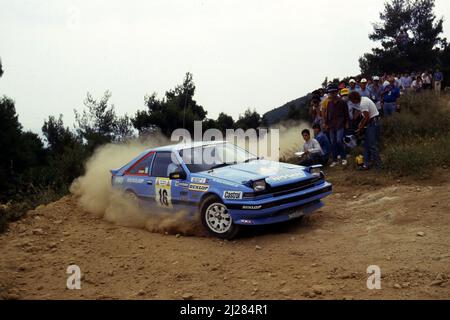 Mike Kirkland (EAK) Robin Nixon (EAK) Subaru RX Turbo GrA Fuji Heavy ...