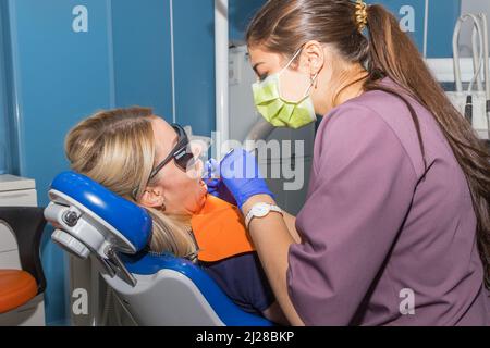 Dental office at hospital in Moscow. Russian federation Stock Photo - Alamy
