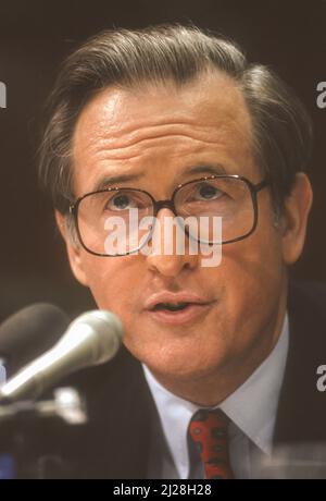 WASHINGTON, DC, USA, FEBRUARY 1992 - Federal Reserve Chairman Alan ...
