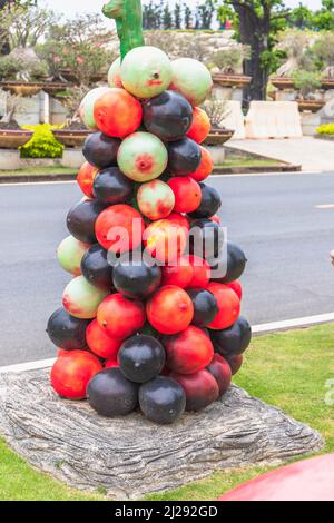 The giant fruit statues in Thailand Stock Photo - Alamy