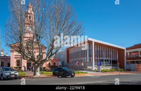 The new Inverell Police Station, adjacent to the historic pink ...