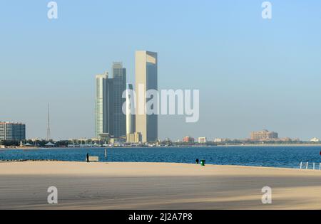 The Nation towers and the National Oil company towers seen from the ...