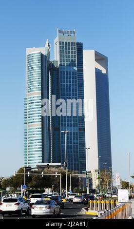 The Nation towers and the National Oil company towers seen from the ...