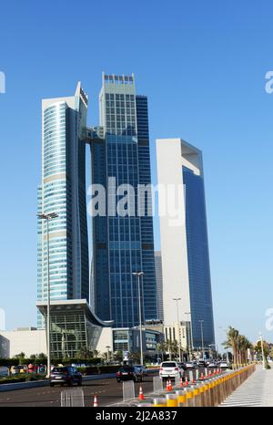 The Nation towers and the National Oil company towers seen from the ...