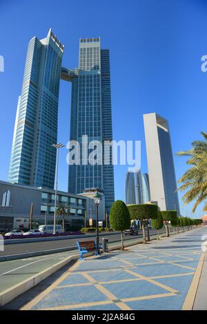 The Nation towers and the National Oil company towers seen from the ...