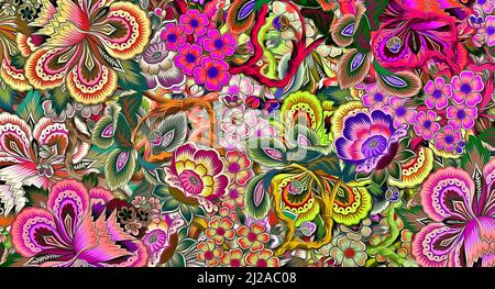 abstract computer stylized decorative vintage texture, background ...