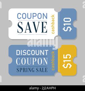 Credit coupon card with euro and dollar currency shopping gift card ...