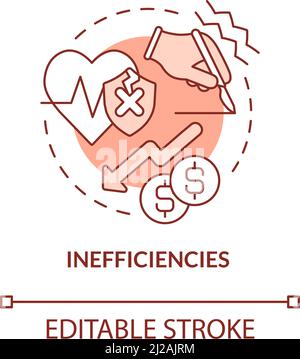 A vector illustration of the Cost of poor quality (COPQ) or poor ...