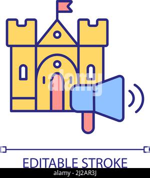 Service awareness RGB color icon Stock Vector Image & Art - Alamy