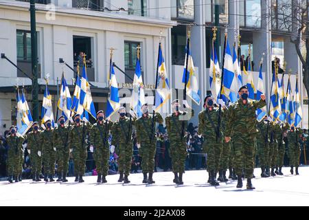 Greek army parade Stock Photo - Alamy