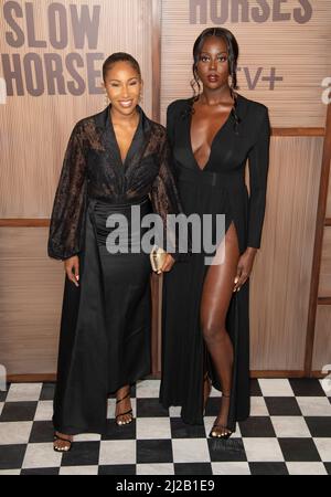 Toni Tone attends the UK Premiere of "The Little Mermaid" at Odeon Luxe ...