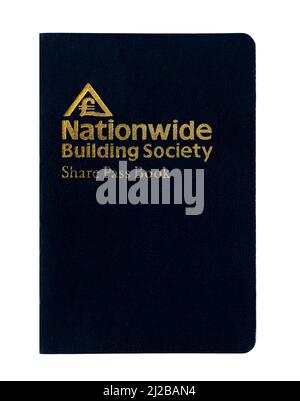 Nationwide Building Society Savings Book with a cash deposit Stock ...