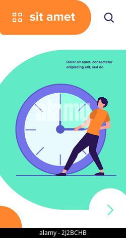 Time management failure vector illustration Stock Vector Image & Art ...