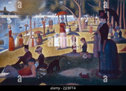 A Sunday Afternoon on the Island of La Grande Jatte by Georges Seurat ...