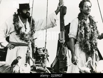BUD SPENCER and TERENCE HILL in THEY CALL ME TRINITY (1970) -Original ...