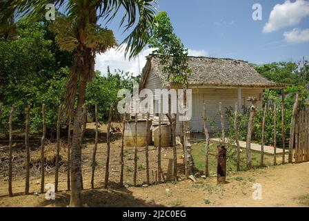 Typical house in the Cuban countryside. Chambas, Cuba, 2010 Stock Photo ...