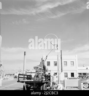 The Lago Oil Refinery in St. Nicholas in Aruba ca: October 24, 1955 ...