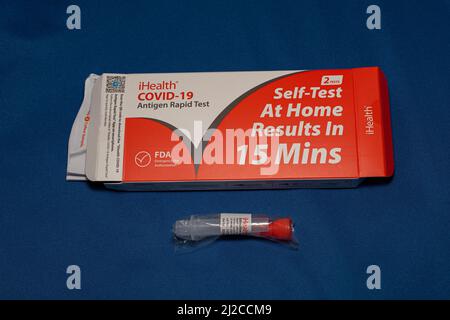 Defective free at home iHealth Covid 19 antigen test CDC FDA NIH Stock ...