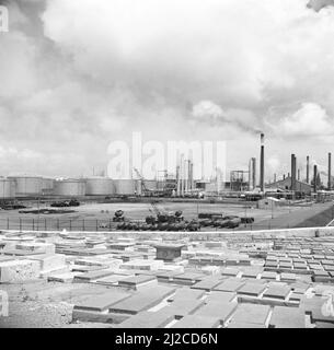 The Isla Refinery in Curacao ca. October 1, 1955 Stock Photo - Alamy